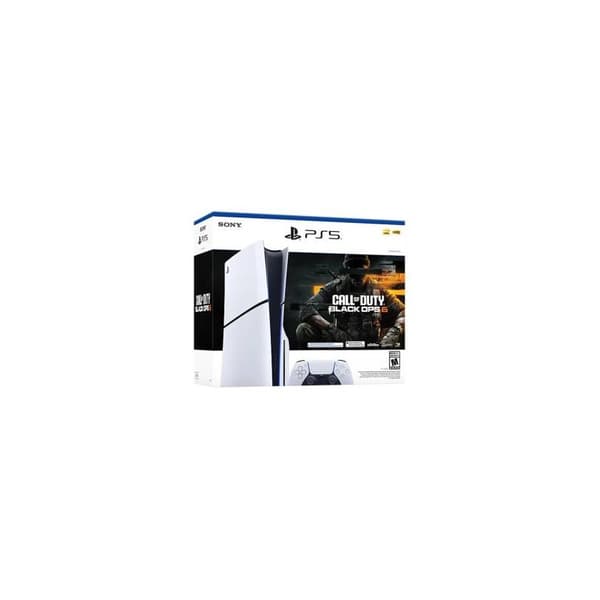 PS5 Console 1TB Standard Slim White Call of Duty 6 Bundle ITA | CDON