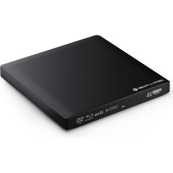 Blu-ray-brännare - TECHPULSE - Ultra Slim - USB 3.0 & Type C - 4K UHD ...