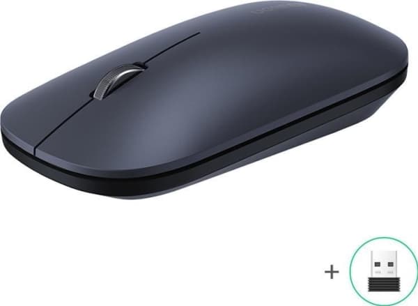 Ugreen 90372, Ambidextrous, Optisk, RF Trådlös, 4000 DPI, Svart | CDON