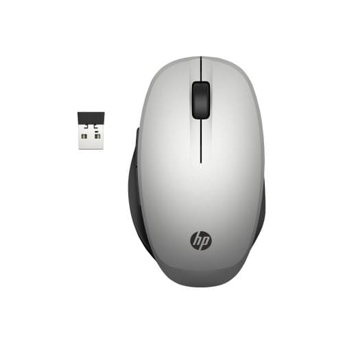 HP Dual Mode - mus - Bluetooth, 2.4 GHz - silver | CDON