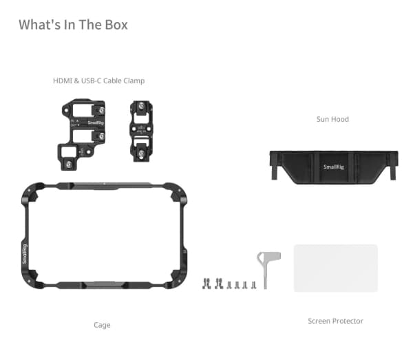SmallRig Monitor Cage Kit for Atomos Ninja TX / TX GO 5708, Ninja, TX ...