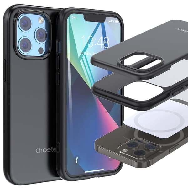 Choetech MFM Anti-drop deksel for iPhone 13 Pro Max svart (PC0114-MFM ...