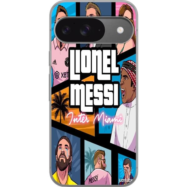 Google Pixel 9 Gennemsigtig cover GTA Lionel Messi | CDON