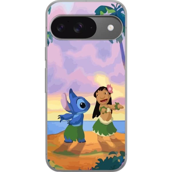 Google Pixel 9 Genomskinligt Skal Lilo and Stitch | CDON