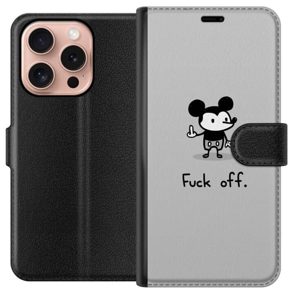 Apple iPhone 16 Pro Lompakkokotelo Mikki Hiiri Nussii | CDON