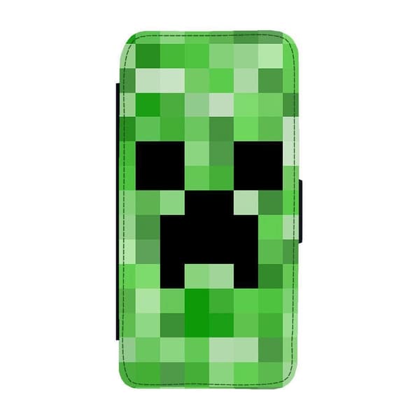 Minecraft Creeper iPhone 16 Flip Mobilfodral | CDON