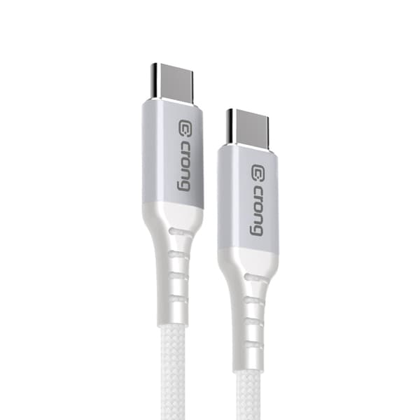 Crong Armor Link - 60W PD 3A USB-C to USB-C Cable 150cm (white) | CDON