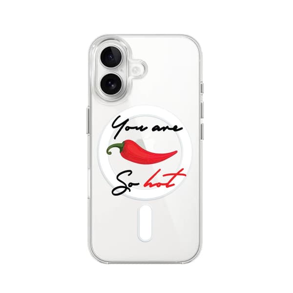 iPhone 16 Plus-cover med MagSafe Silikone Flexi, Chili Pepper | CDON