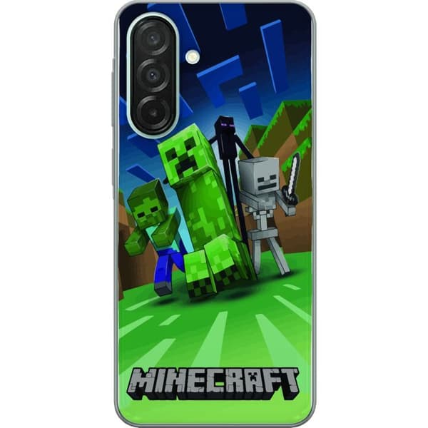 Samsung Galaxy A26 Genomskinligt Skal Minecraft Creeper mobilskal i ...