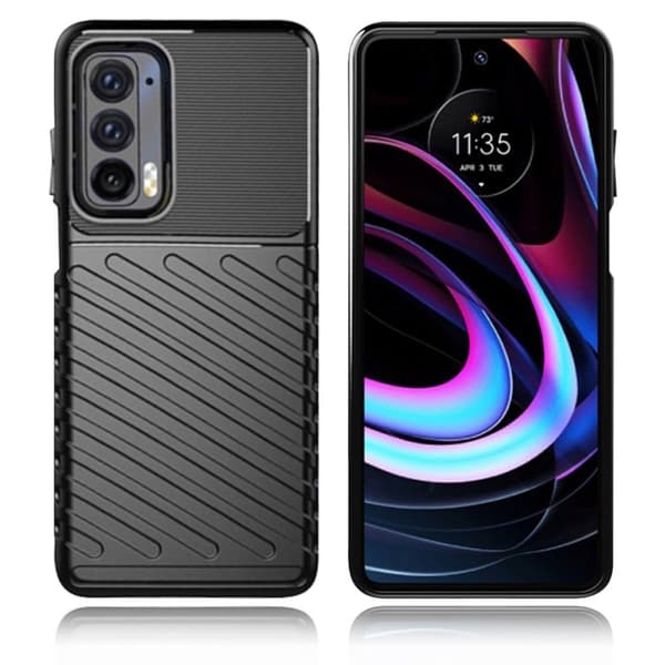 Thunder Motorola Edge (2021) skal - Svart | CDON