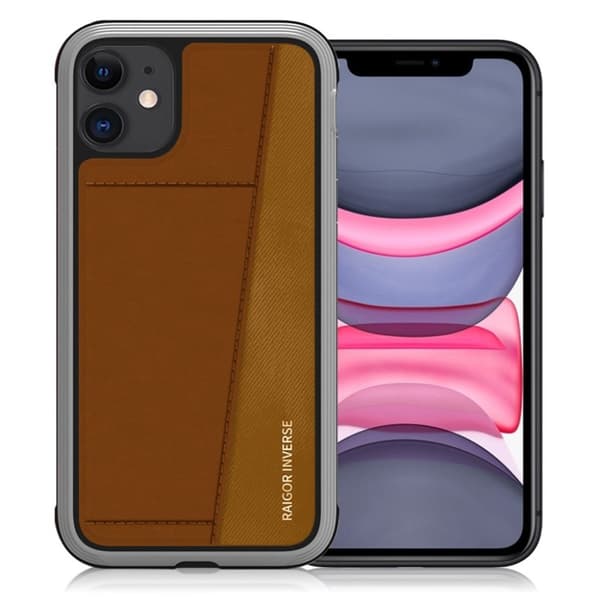 Raigor Inverse JACK-skydd för iPhone 11 - Brun | CDON