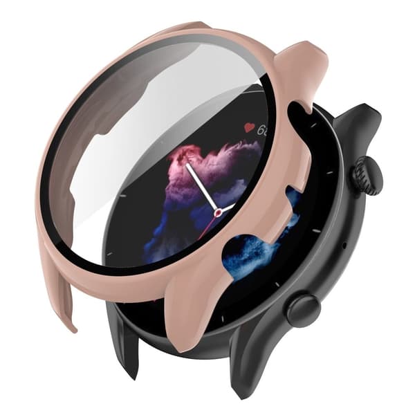 Amazfit GTR 3 / GT3 Pro frame + tempered glass - Pink | CDON