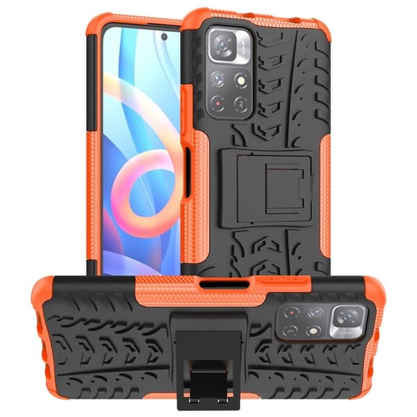 Offroad Xiaomi Redmi Note 11 / Xiaomi Poco M4 Pro 5G skal - Orange | CDON