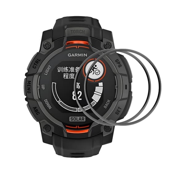 Garmin Instinct E 45mm 2-pack skärmskydd ENKAY HAT PRINCE 3D Curved ...