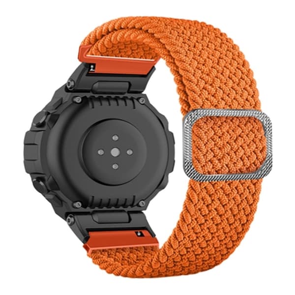 Amazfit T-Rex Pro / T-Rex / Ares fleksibel klokkerem i nylon - Oransje ...