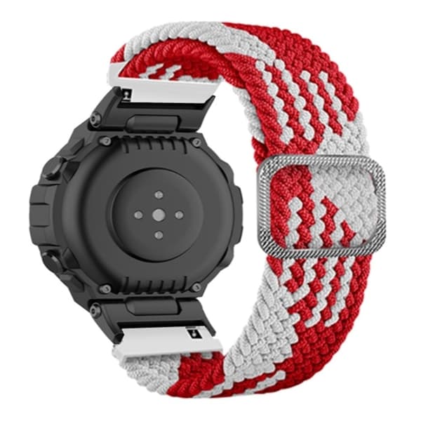 Amazfit T-Rex Pro / T-Rex / Ares fleksibel klokkerem i nylon - Rød ...
