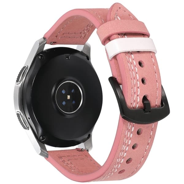 22 mm universal lærrem - Rosa / Rosa | CDON
