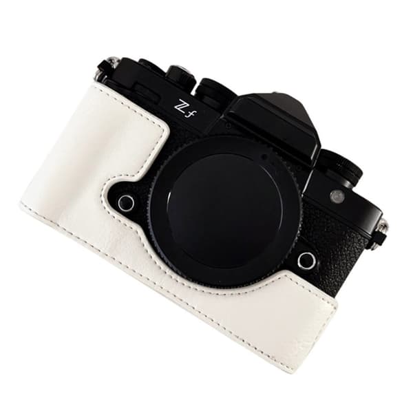 Kameradeksel Nikon Zf Half Body Buffalo Texture Vegan Leather Bottom ...