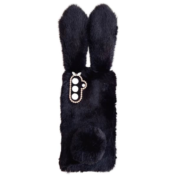 Fluffy Rabbit Samsung Galaxy A56 deksel - Svart | CDON