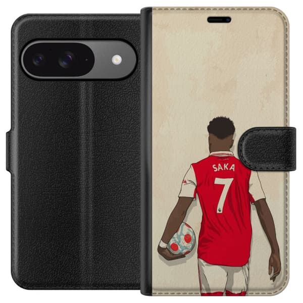 Google Pixel 9 Plånboksfodral Saka Fotboll Arsenal FC Motiv Spelare ...