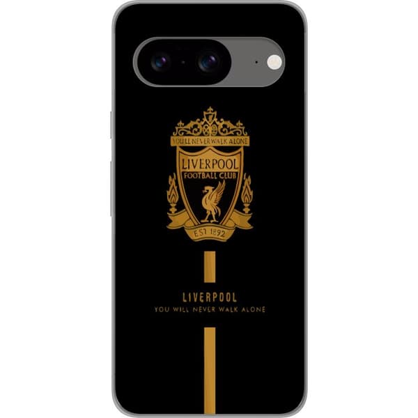 Google Pixel 8 Gennemsigtig cover Liverpool-emblem officiel klubdesign ...