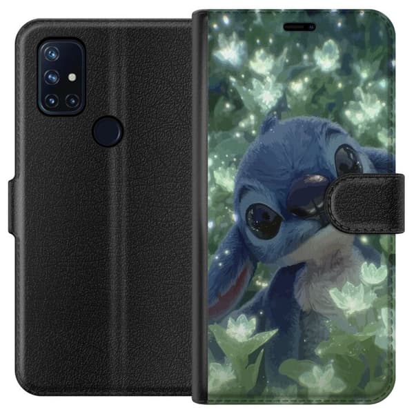 OnePlus Nord N10 5G Plånboksfodral Disney Stitch kawaii figur med ...