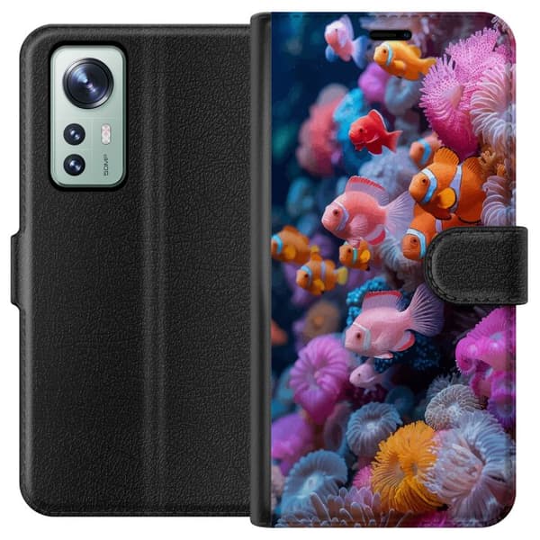 Xiaomi 12 Lompakkokotelo Kala Koralli Meri Meressä Vedenalainen | CDON