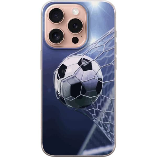 Apple iPhone 16 Pro Gennemsigtig cover Fodbold Hastighed Net Sport Kamp ...