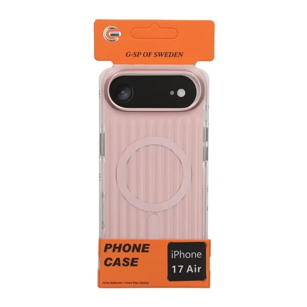 Mobilskal Korrugerad Magsafe för iPhone 17 Air - Rosa | CDON
