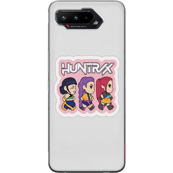 Asus ROG Phone 5 Gjennomsiktig deksel Kpop Demon Hunters Huntrix Chibi ...