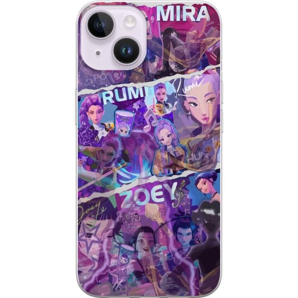Apple iPhone 15 Gennemsigtig cover Valorant piger plakat Mira Rumi Zoey ...