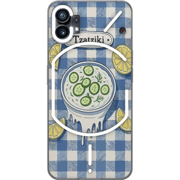 Nothing Phone (1) Gjennomsiktig deksel Tzatziki bolle gresk matplakat ...