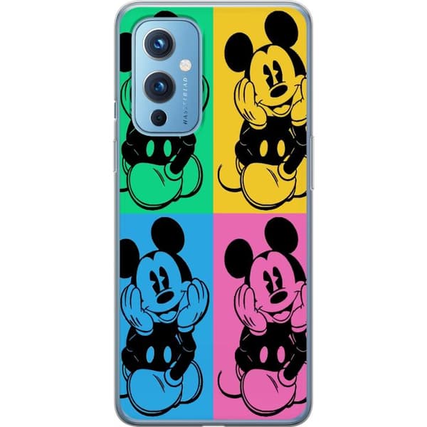 OnePlus 9 Gjennomsiktig deksel Disney Mickey Mouse plakat pop art ...