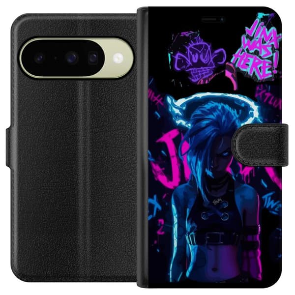 Google Pixel 10 Lommeboketui Arcane Jinx plakat League of Legends LoL ...