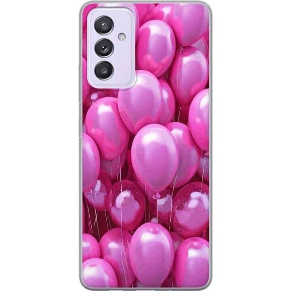 Samsung Galaxy A82 5G Gennemsigtig cover Rosa balloner festlige ...