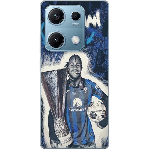 Xiaomi Redmi Note 14S Gennemsigtig cover Ademola Lookman fodbolddesign ...