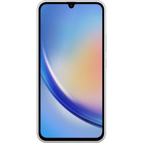 Samsung Galaxy A34 Gjennomsiktig deksel Tron Ares Elektriskt Rutenettstil moderne sci fi-design ...