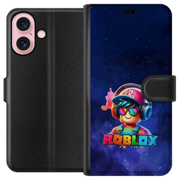 Apple iPhone 16 Lommeboketui Roblox Space Explorer Design med et ...