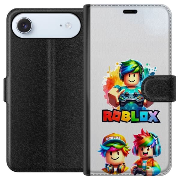 Apple iPhone 17 Air Plånboksfodral Roblox regnbågen gamer design, en ...