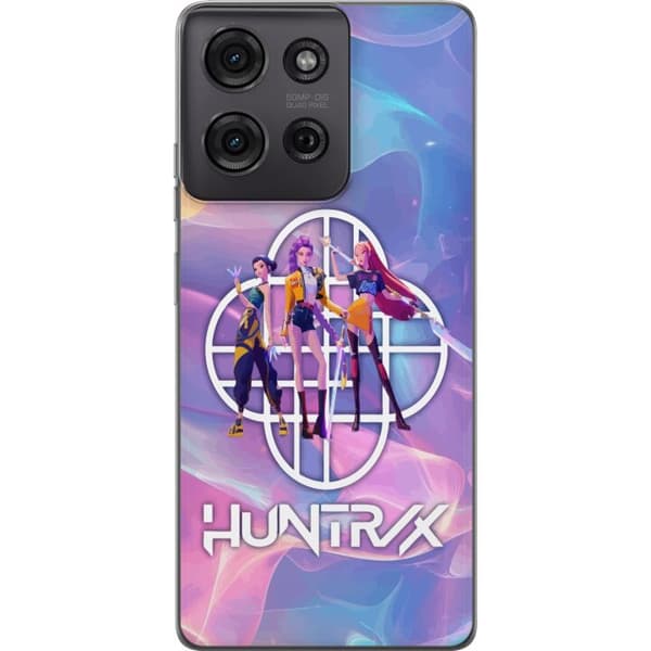 Motorola Moto G75 Genomskinligt Skal Huntrix Neon Trio Kpop Demon ...