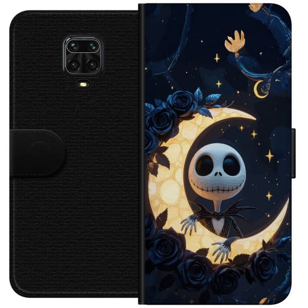 Xiaomi Redmi Note 9 Pro Lommeboketui Måneskinn Skelette motiv med ...