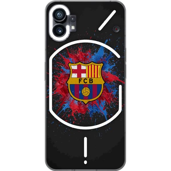 Nothing Phone (1) Gennemsigtig cover Barcelona Splash Art med FC ...