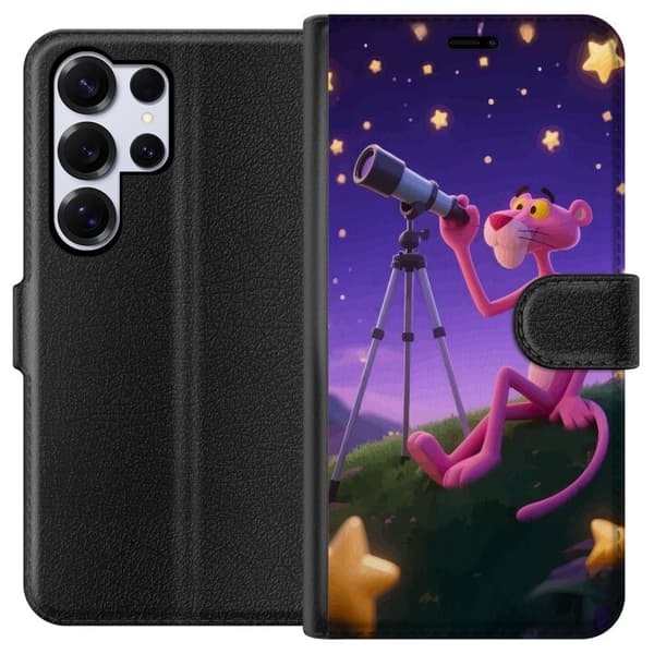 Samsung Galaxy S25 Ultra Lommeboketui Pink Panther Stars med den rosa ...