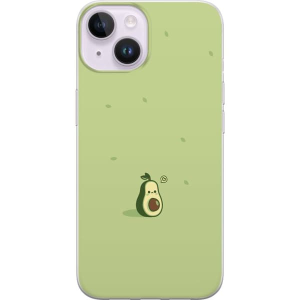 Apple iPhone 15 Genomskinligt Skal Cute Avocado | CDON