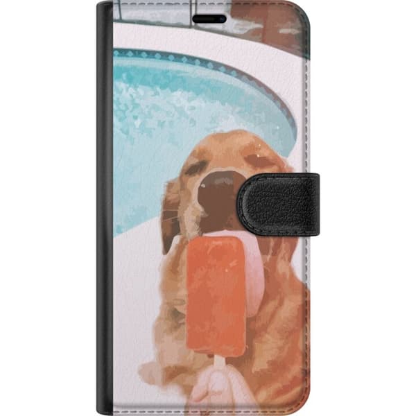 Samsung Galaxy A33 5G Plånboksfodral Somrig Dog Popsicle med glad hund ...