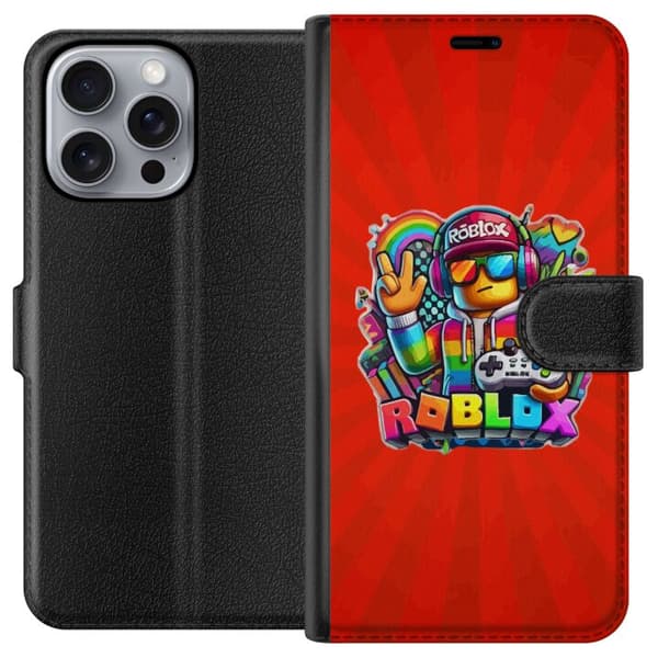 Apple iPhone 16 Pro Max Plånboksfodral Roblox-figur med spelkontroll ...