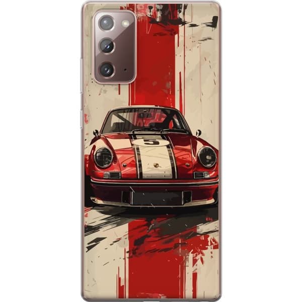 Samsung Galaxy Note20 Genomskinligt Skal Rosa fluffigt 2026 motiv med ...