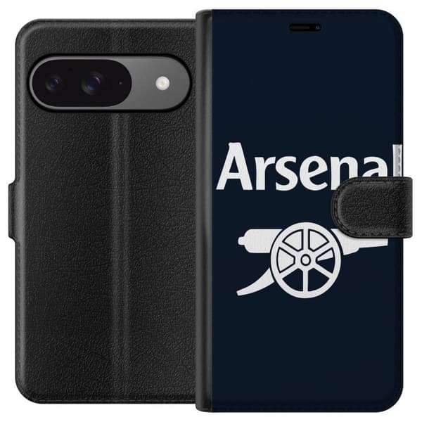 Google Pixel 9 Lommeboketui Arsenal logo i mørkeblått og hvitt klassisk ...
