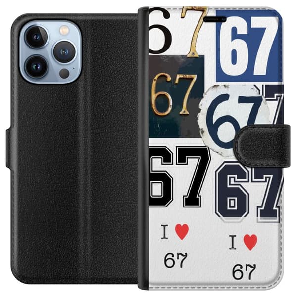 Apple iPhone 13 Pro Max Lompakkokotelo 67 Meme Vintage Numerokollaasi ...