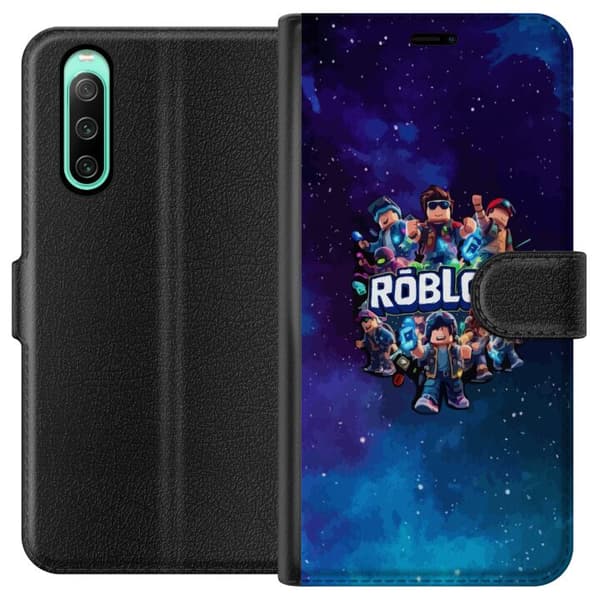 Sony Xperia 10 IV Tegnebogsetui Roblox-spildesign med avatarer ...